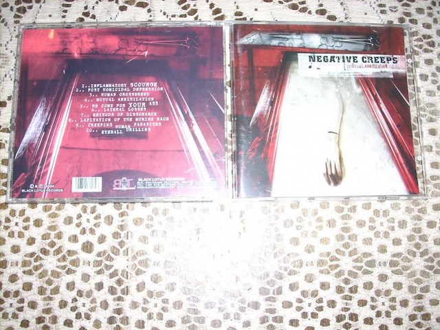 Negative Creeps ‎– Mutual Annihilation CD Greece 2004.