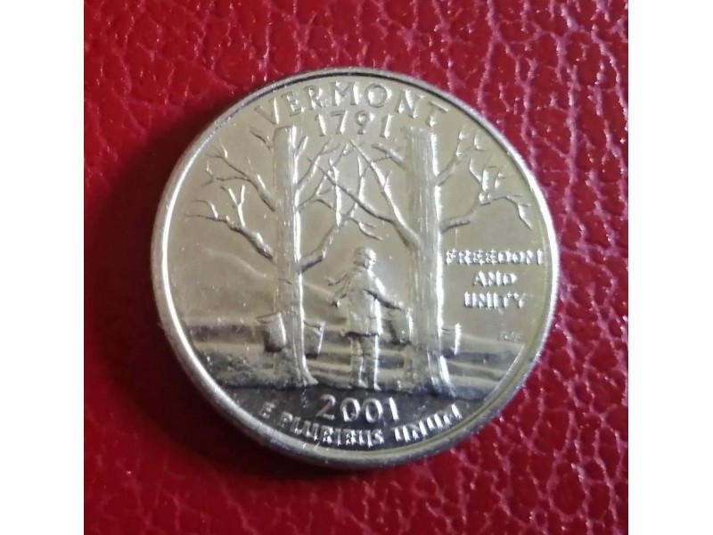 SAD - 1/4 dolara 2001 p