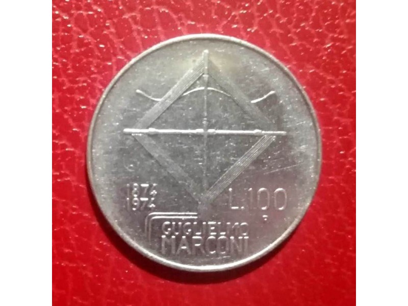 Italija - 100 lira 1974. prigodna