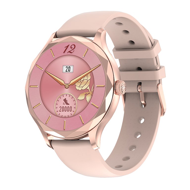 Smart Watch DT Diamond zlatni (roze silikonska narukvica) (MS)