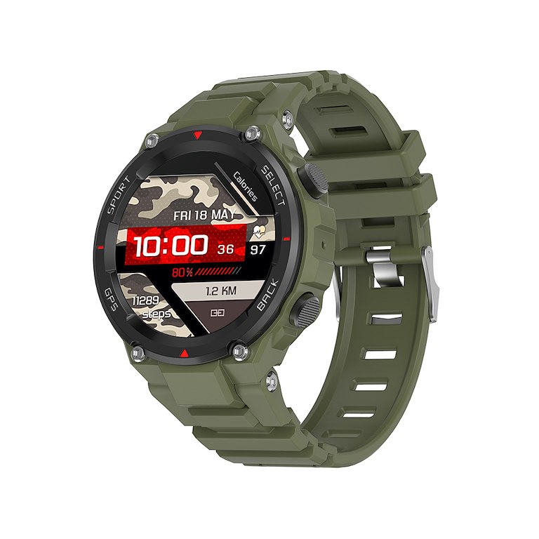 Smart Watch DT5 Sport zeleni (silikonska narukvica) (MS)