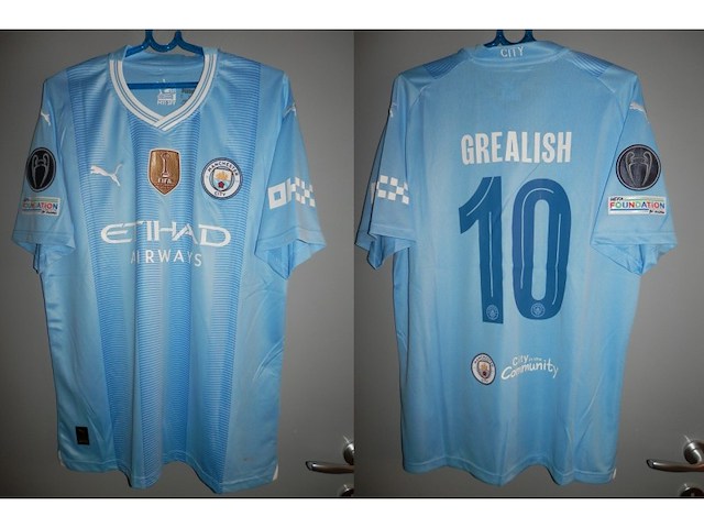 Manchester City dres 2023-24 Grealish 10 (Champions lea