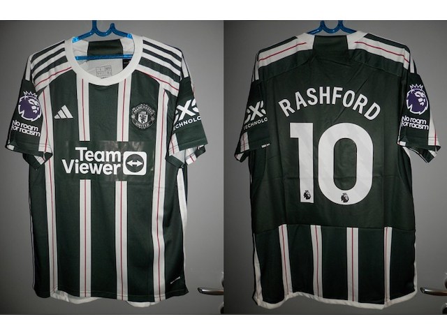 Manchester United dres 2023-24 Rashford 10 (Gostujući)