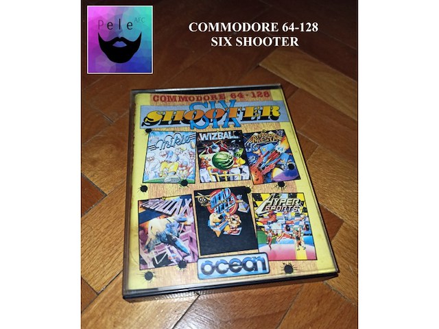 Commodore 64 / 128 - Kasete igre Six Shooter - RARITET