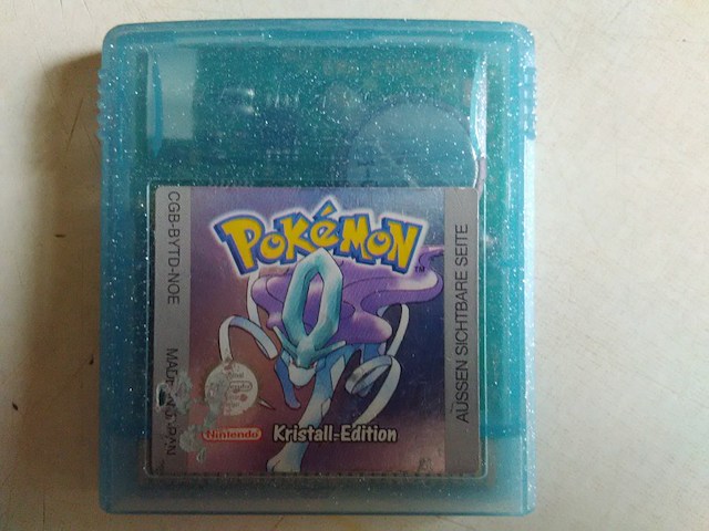 nintendo game boy igric  pokemon kristall edition