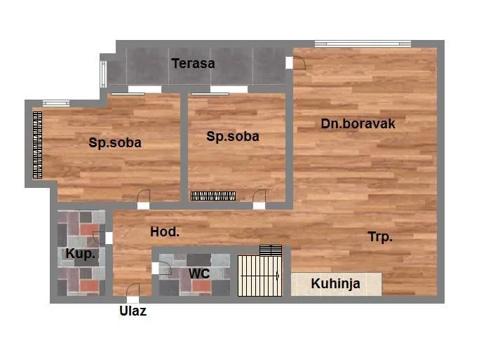 Prodaja, stan, 71m2, Telep, Novi Sad, Novi Sad