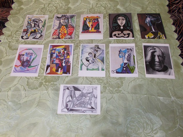 Pablo Picasso - stare razglednice iz 80-ih godina