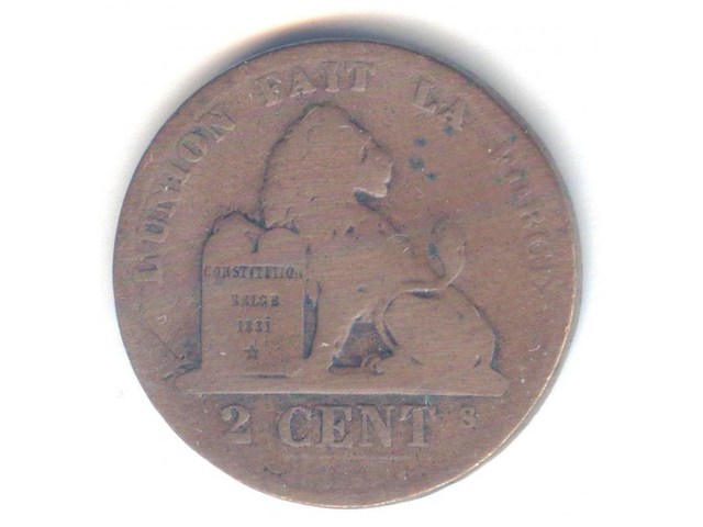 Belgija 2 centimes 1870