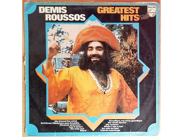 LP DEMIS ROUSSOS - Greatest Hits (1973) Holland, G+/VG-