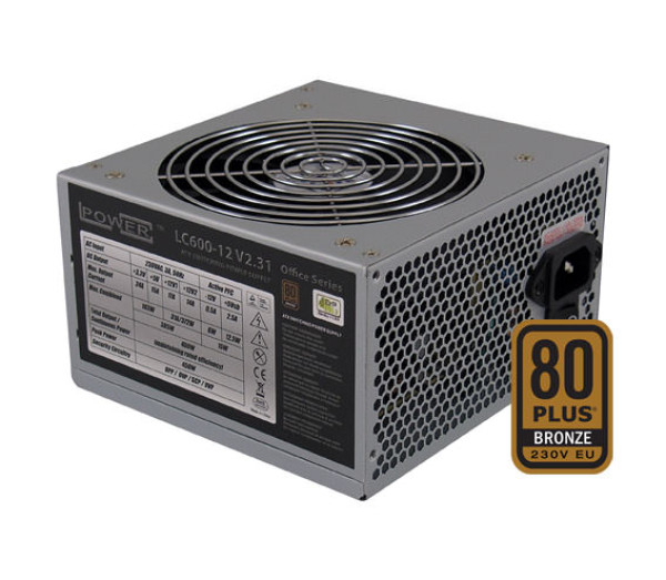 Napajanje 600 LC Power LC600-12 80Plus Bronze, APFC v2.31 12cm Fan
