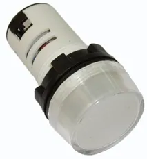 SIGNALNA LAMPA FI22 AD22-22BS W 220VAC LED BELA