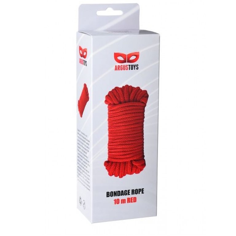 Bondage rope 10m red