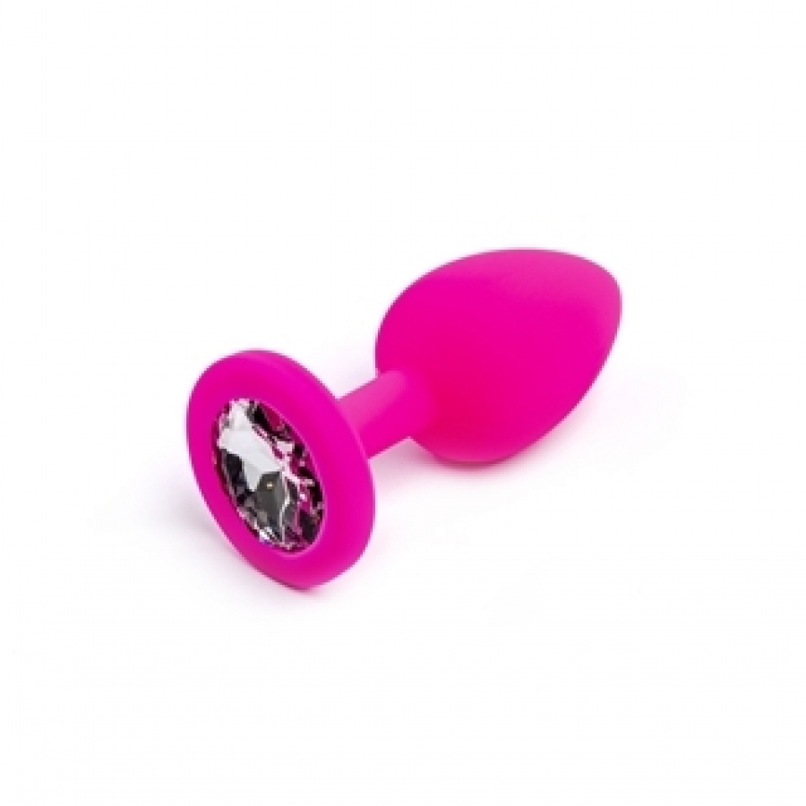 Butt plug silicone small pink