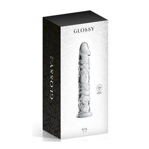 Glossy dildo No4 clear