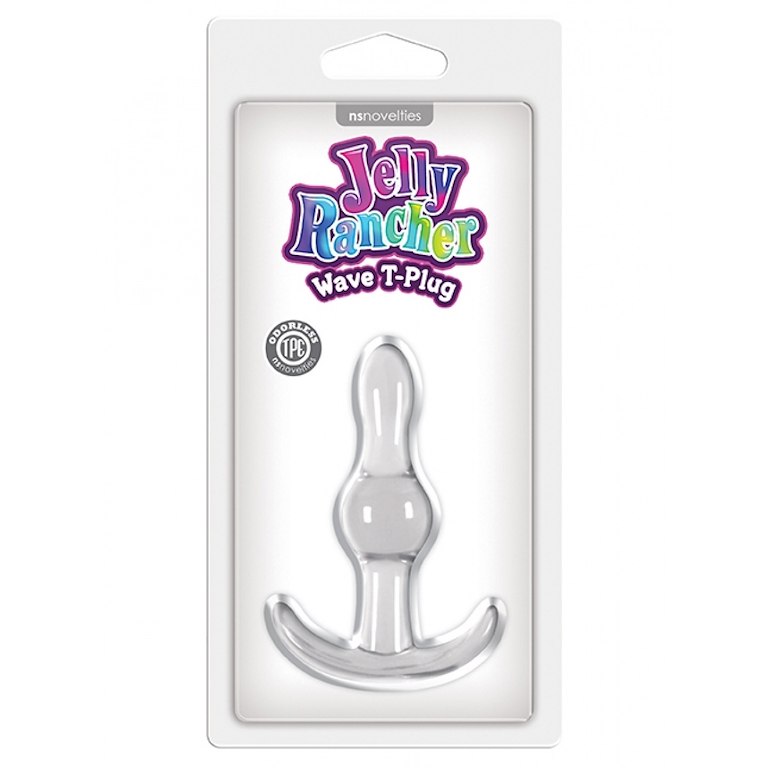 Jelly rancher wave t-plug clear