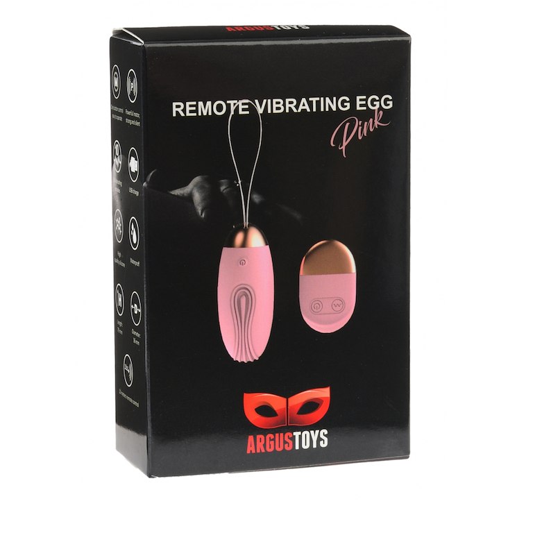 Remote vibrating egg pink