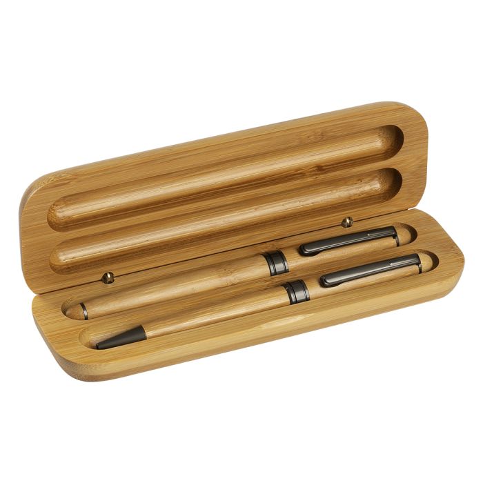 WEBER DUO - Drvena hemijska i roler olovka u setu