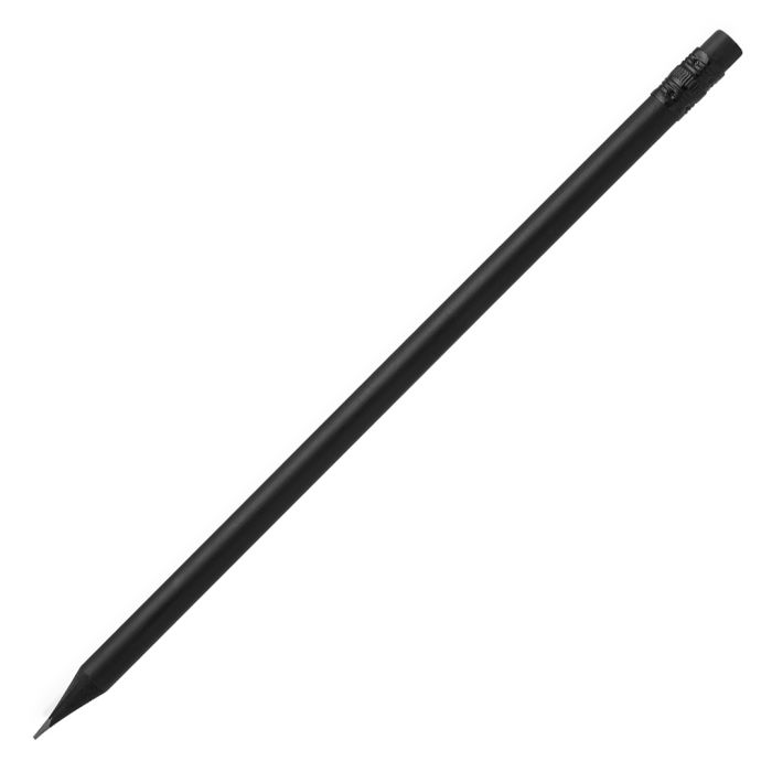 BLACKY COLOR - Drvena olovka HB sa gumicom