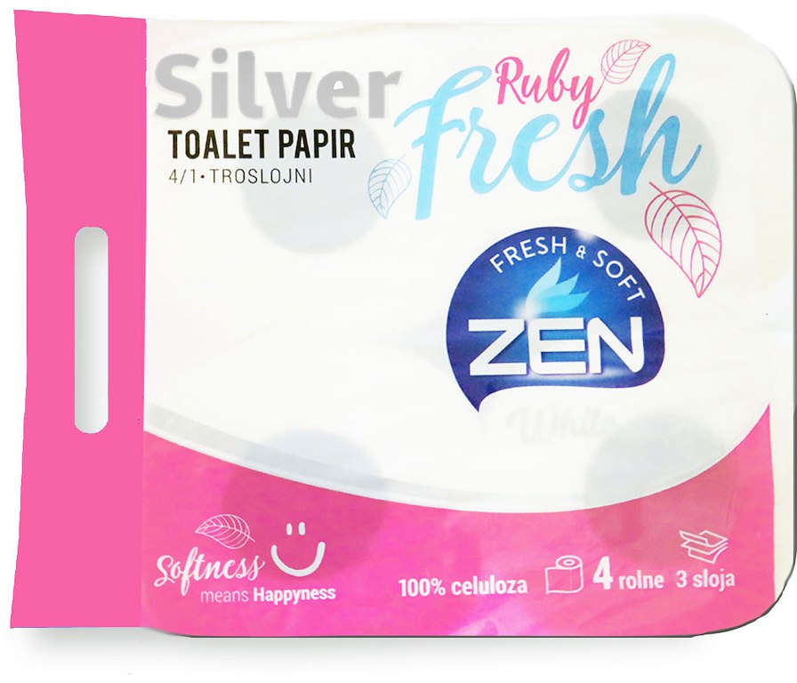 ZEN TOALET PAPIR 4/1 SILVER FRESH 3 SLOJA