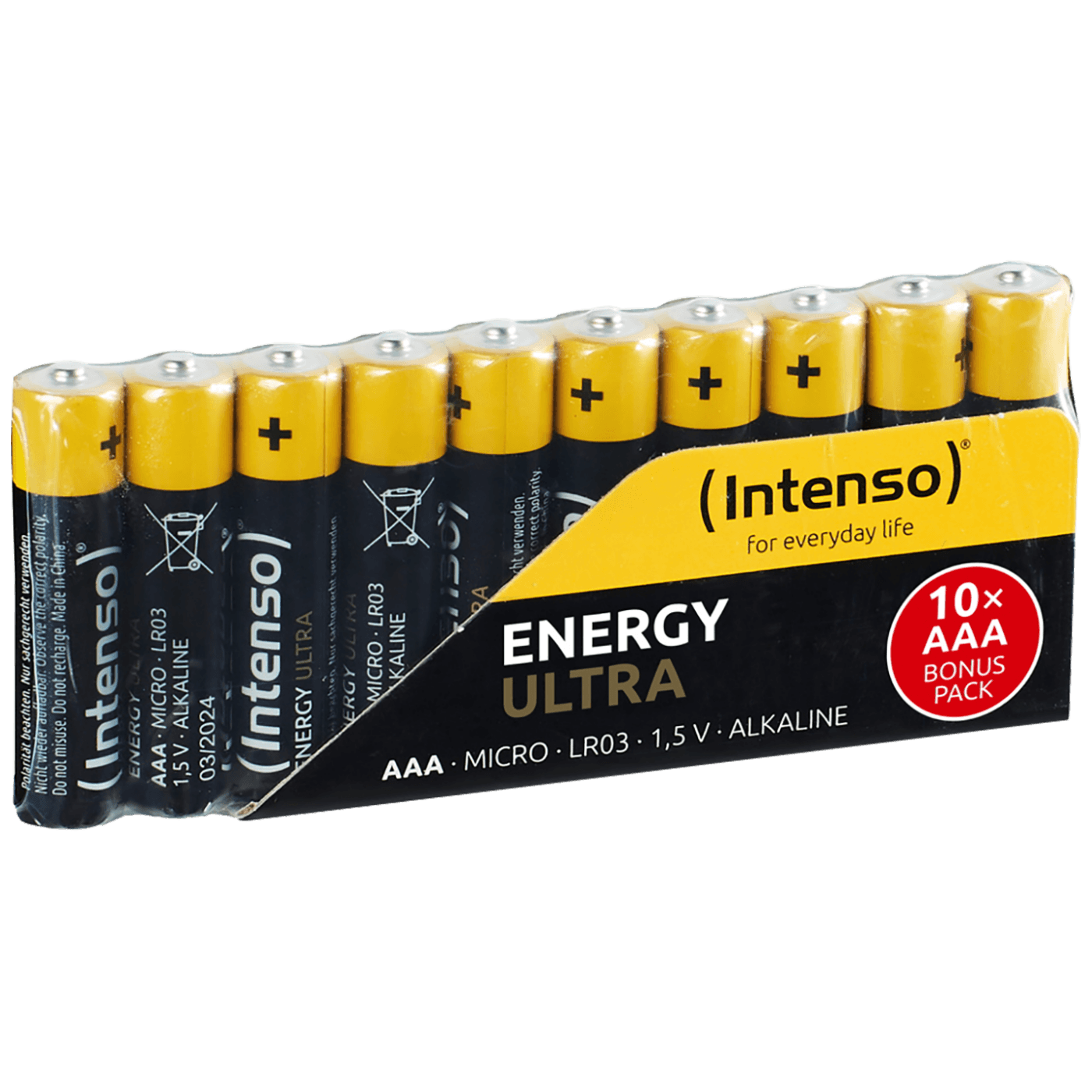 (Intenso) Baterija alkalna, AAA LR03/10, 1,5 V, blister 10 kom