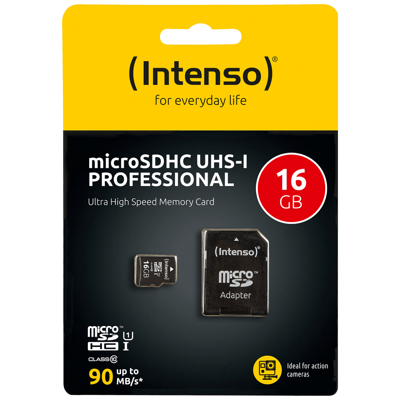 (Intenso) Micro SDHC/SDXC kartica 16GB Class 10, UHS-I +adapter, Pro – MicroSD 16GB Class10 UHS-I Pro