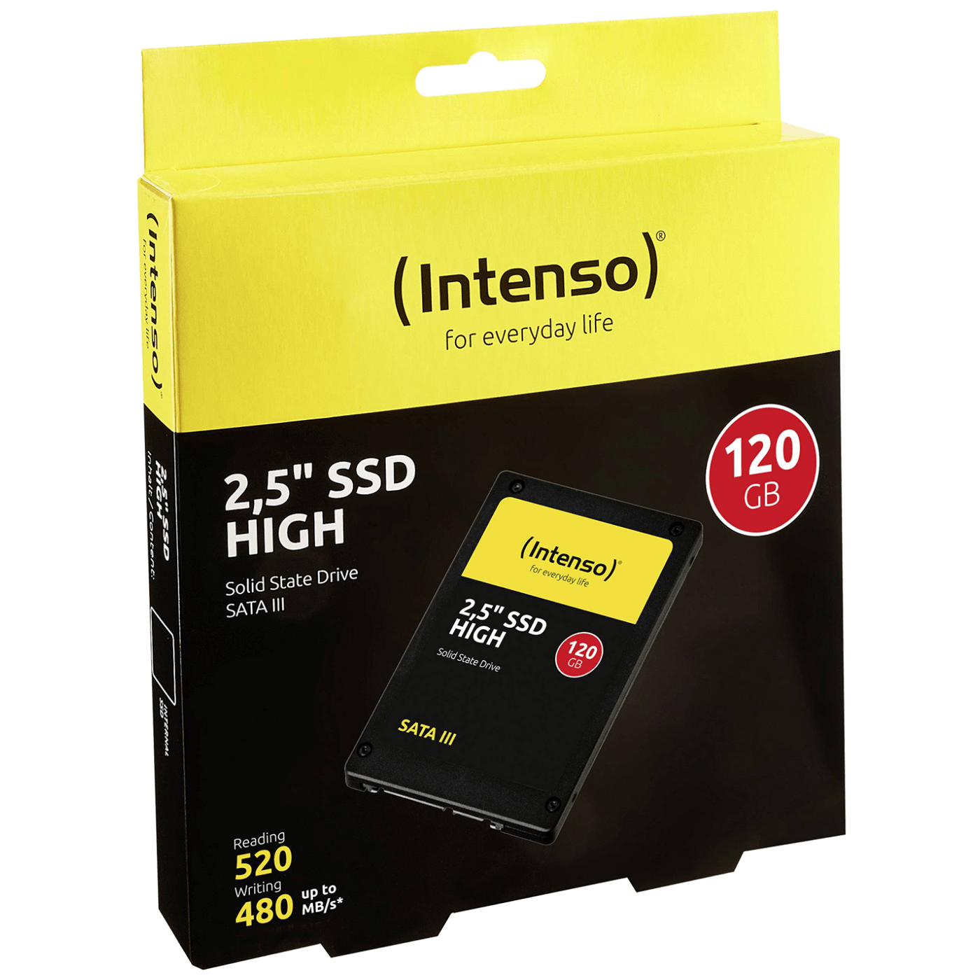 (Intenso) SSD Disk 2.5″, kapacitet 120GB, SATA III High – SSD-SATA3-120GB/High