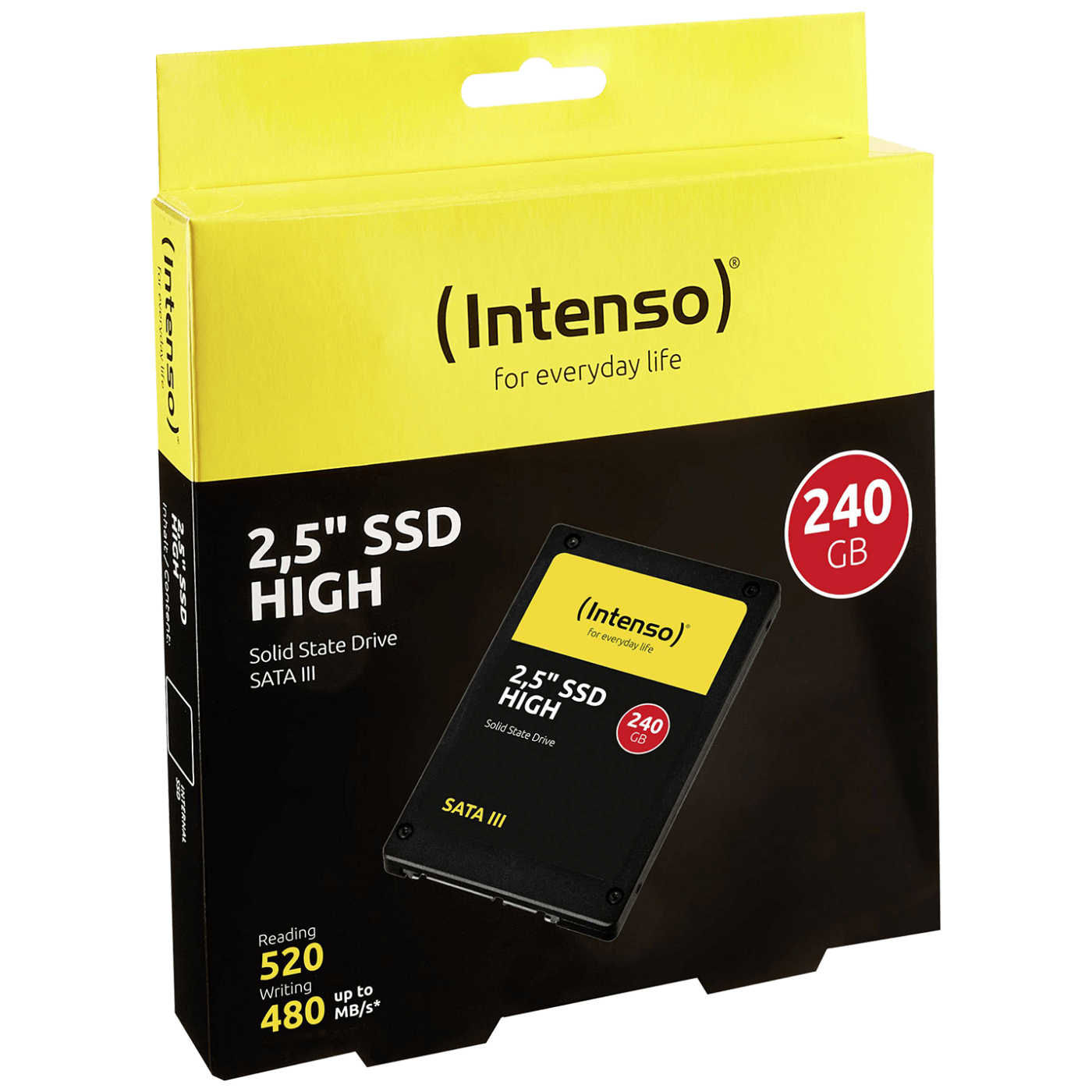 (Intenso) SSD Disk 2.5″, kapacitet 240GB, SATA III High – SSD-SATA3-240GB/High