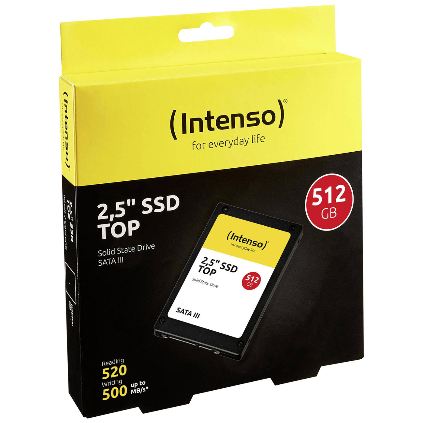 (Intenso) SSD Disk 2.5″, kapacitet 512GB, SATA III TOP – SSD-SATA3-512GB/Top