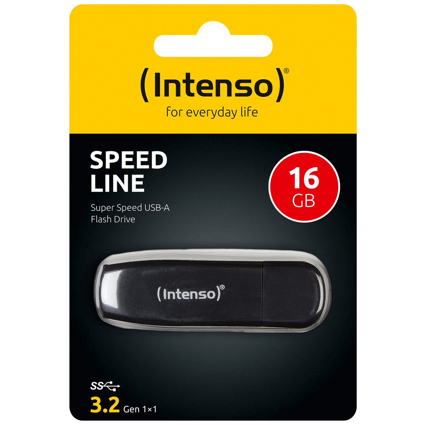 (Intenso) USB Flash drive 16GB Hi-Speed USB 3.2, SPEED Line – USB3.2-16GB/Speed Line