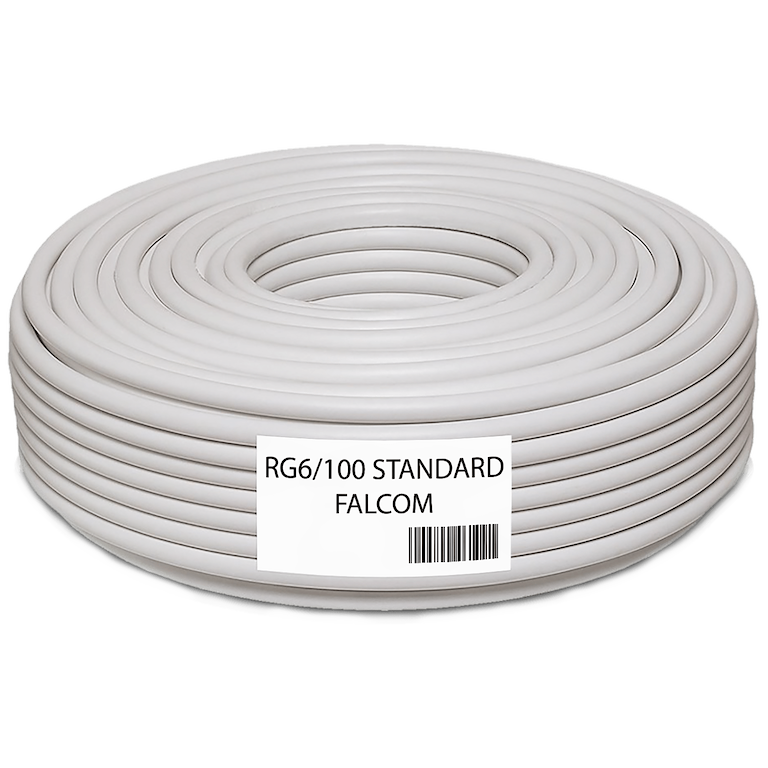 Falcom Koaksijalni kabl RG-6, CCS, 90dB, pak. 100 met. – RG6/100-STANDARD