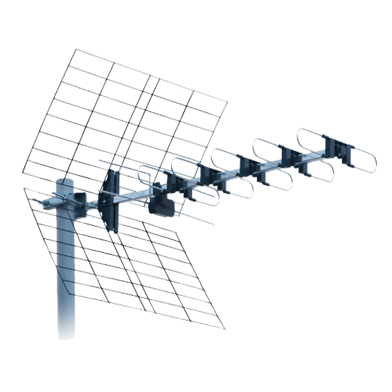 Iskra Antena UHF antena, 22 elementa, F/B ratio 28db, dužina 81cm – DTX-22F