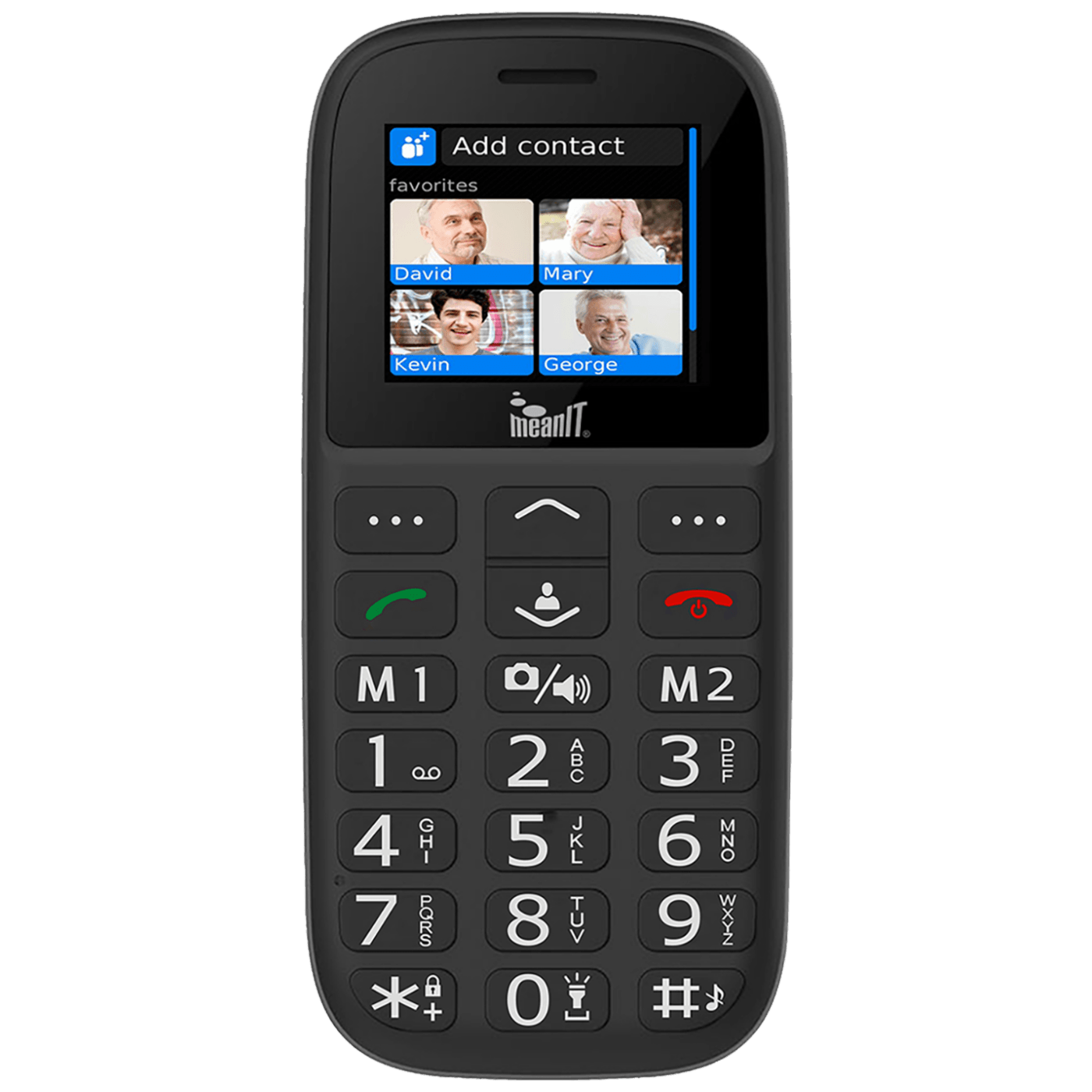 MeanIT Mobilni telefon, 1.8″ ekran, Dual SIM, FM radio, BT – VETERAN IV Plus