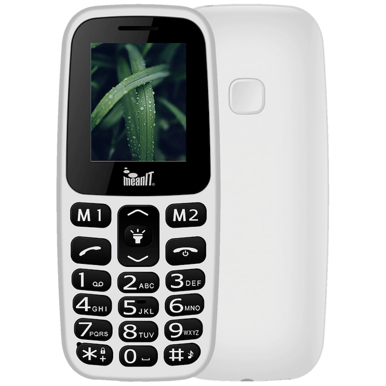 MeanIT Mobilni telefon, 1.77″ ekran, Dual SIM, BT, SOS dugme – VETERAN I MOBILNI TELEFON-B.