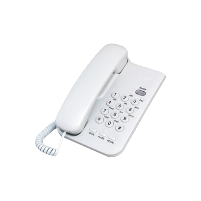 MeanIT Telefon analogni, stoni, beli – ST100 White