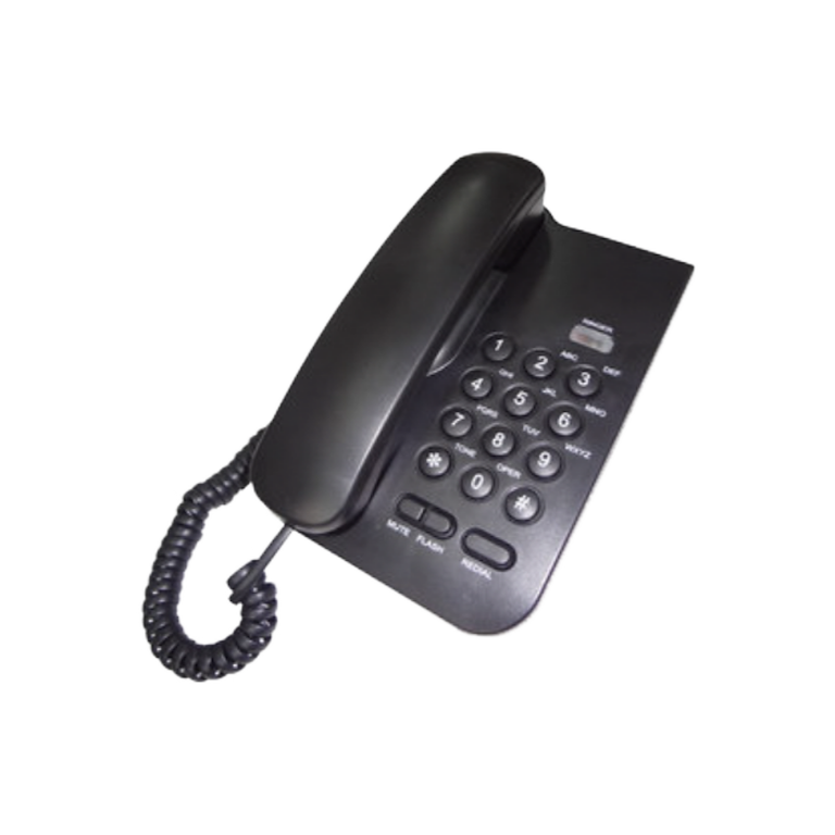 MeanIT Telefon analogni, stoni, crni – ST100 Black