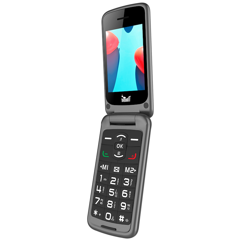 MeanIT Telefon mobilni, 2.8″ ekran, SOS dugme – SENIOR FLIP XL