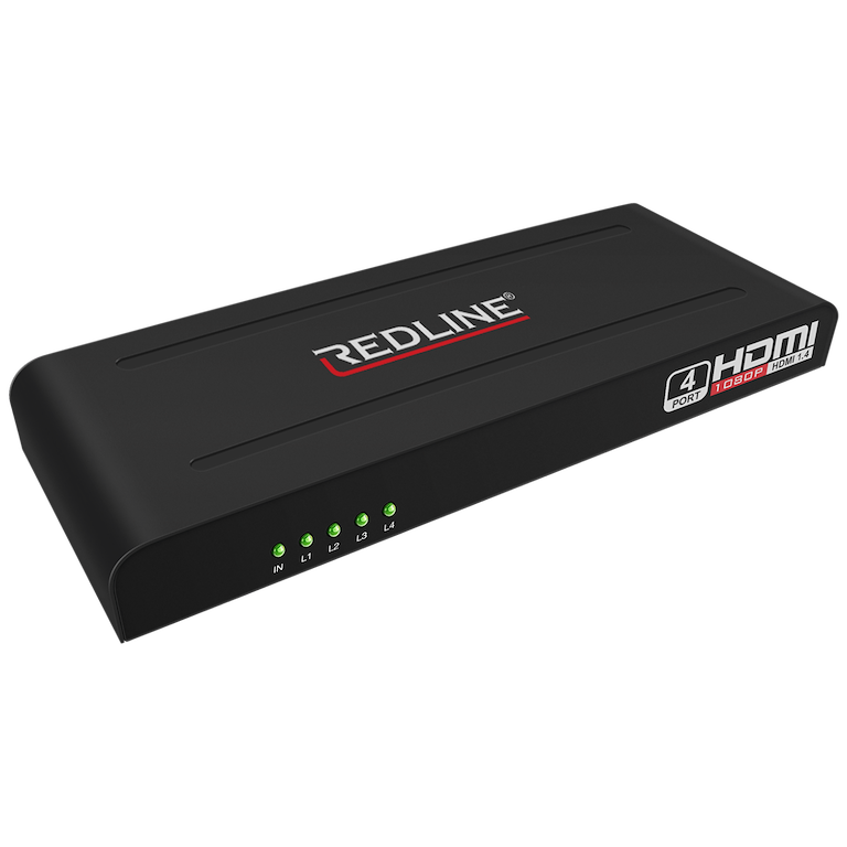 REDLINE HDMI razdelnik, 1 ulaz – 4 izlaza – HS-4000