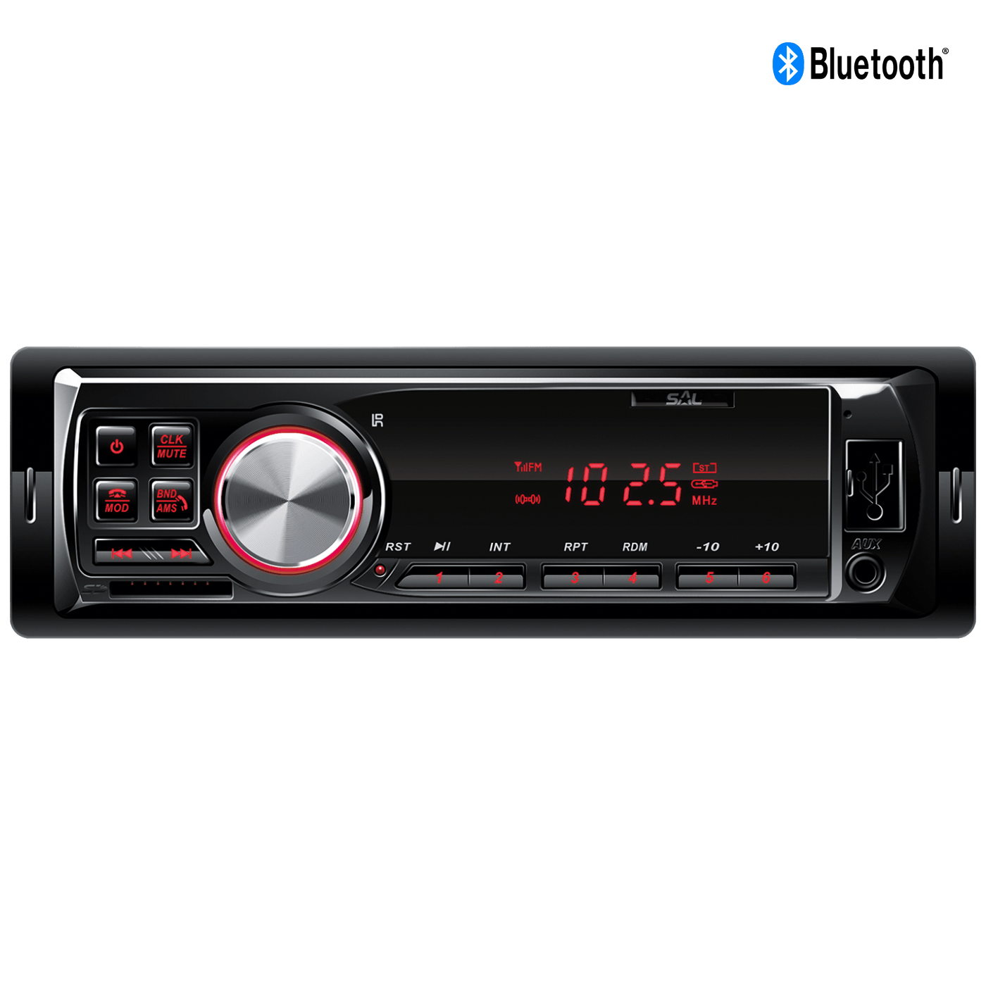 SAL Auto radio, 4 x 45W, BT, FM, USB/SD/AUX, daljinski upravljač – VBT 1100/RD