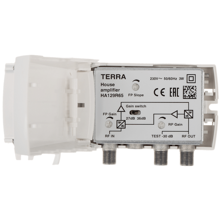 Terra Electronic Pojačavač CATV, 47- 862 MHz, 27/36 dB – HA129R65