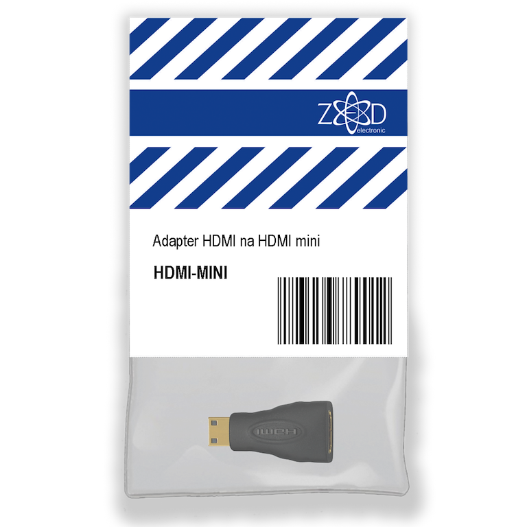 ZED electronic Adapter HDMI mini (muški) – HDMI input (ženski) – HDMI-MINI
