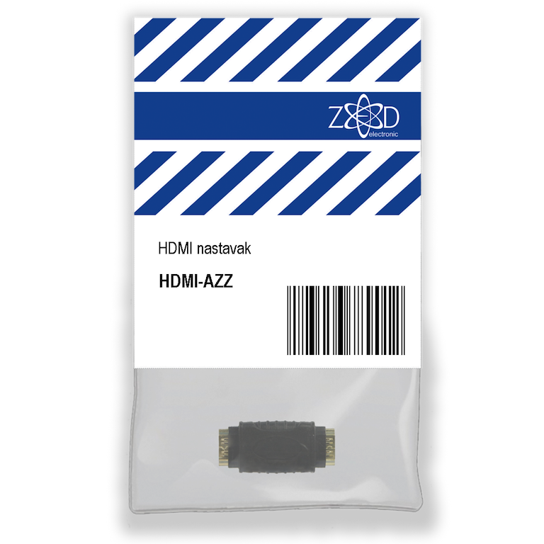ZED electronic HDMI nastavak, pozlaćeni konektori – HDMI-AZZ