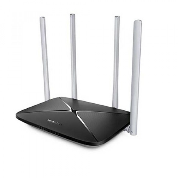 Wireless Router Mercusys AC12 AC1200/867Mb/s/ext x 4/2.4-5Ghz/1WAN/4LAN