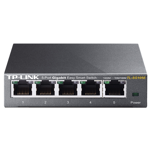 Switch TP-LINK TL-SG105E Gigabit5x RJ45101001000MbpseSmartDesktop metalno kuciste' ( 'TL-SG105E' )