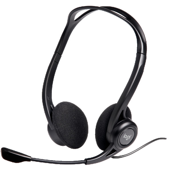 LOGITECH PC960 Corded Stereo Headset BLACK - USB ( 981-000100 )