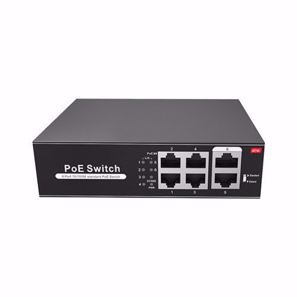 SW0604POE-65-E PoE switch 4-porta