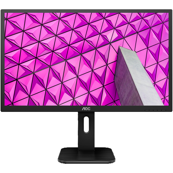 AOC Monitor LED 24P1 PRO (23.8'', 16:9, 1920x1080, IPS, 250 cdm˛, 1000:1, 50M:1, 5 ms, 178178°, VGA, DP, HDMI, DVI, 4 x USB 3.0, Audio OUT,