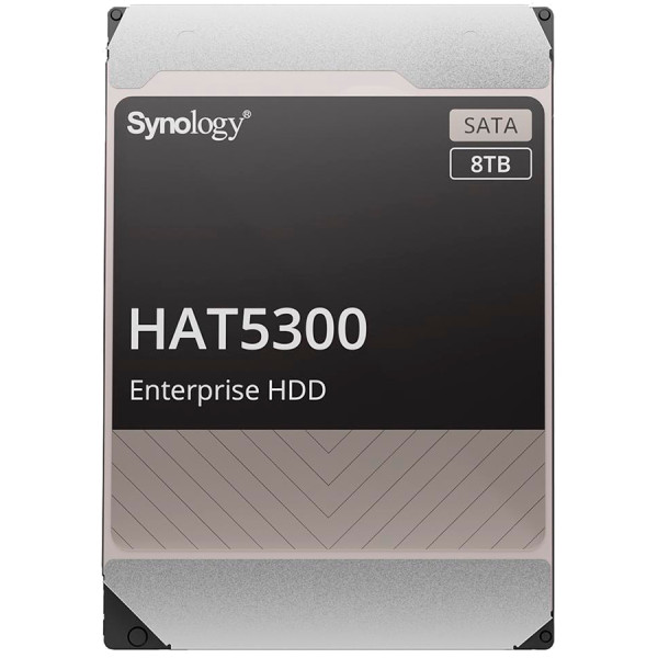 Synology HAT5300-8T 8TB 3.5'' HDD SATA 6Gbs, 512e; 7200rpm, Buffer size : 256MiB, MTTF 2M hours, warranty 5 years ( HAT5310-8T )