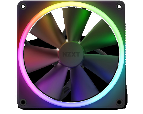 NZXT F140 RGB 140mm ventilator crni (RF-R14SF-B1)