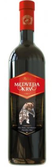 VINO MEDVEDJA KRV 0,75L RUBIN