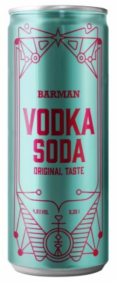 BARMAN VODKA SODA 0,33L RUBIN